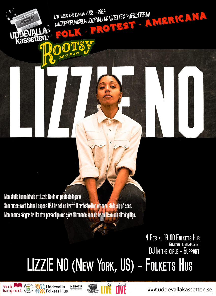 INSTÄLLT ! 4/2 Lizzie No (US) + Support: The Parlors + DJ In the circle ...